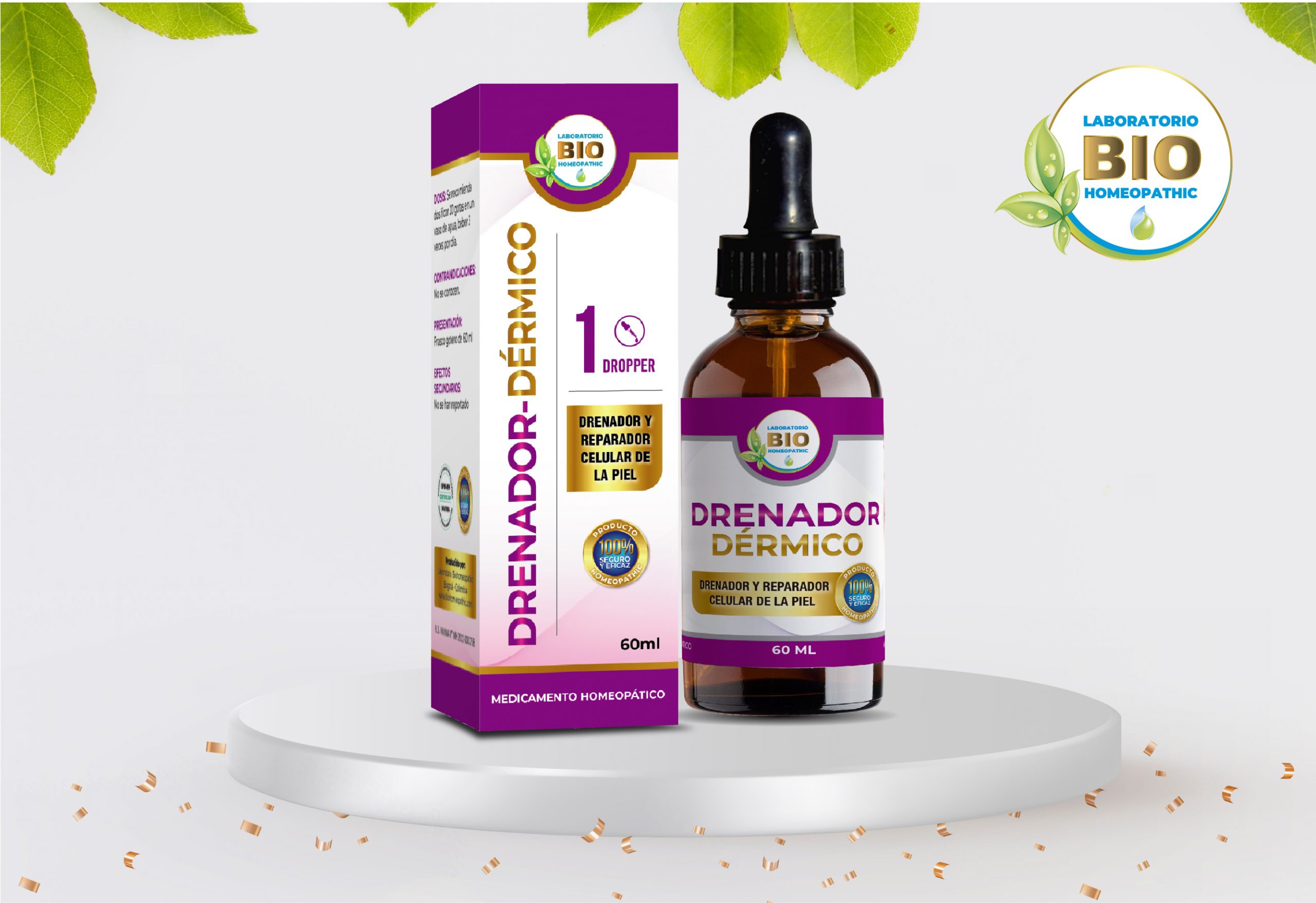 DRENADOR DÉRMICO | Biohomeopathic